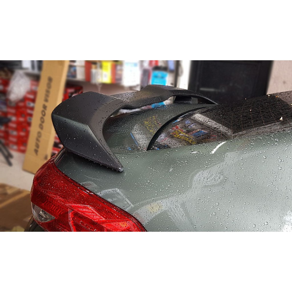 Toyota Vios Matte Black Modulo Spoiler With Brakelight | Lazada PH