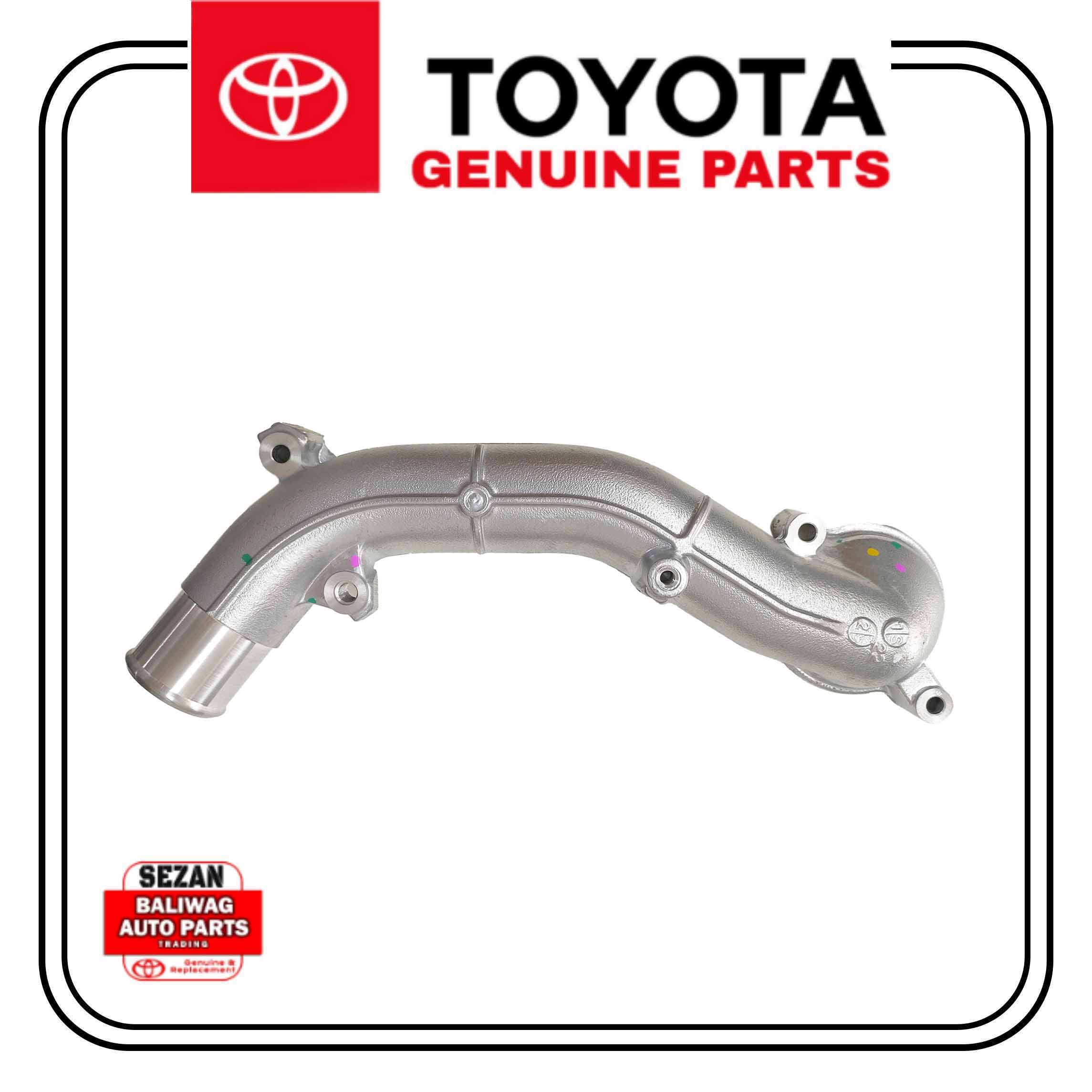 TOYOTA WATER INLET FORTUNER INNOVA HILUX 2004-2016 16321-0L010 GENUINE ...