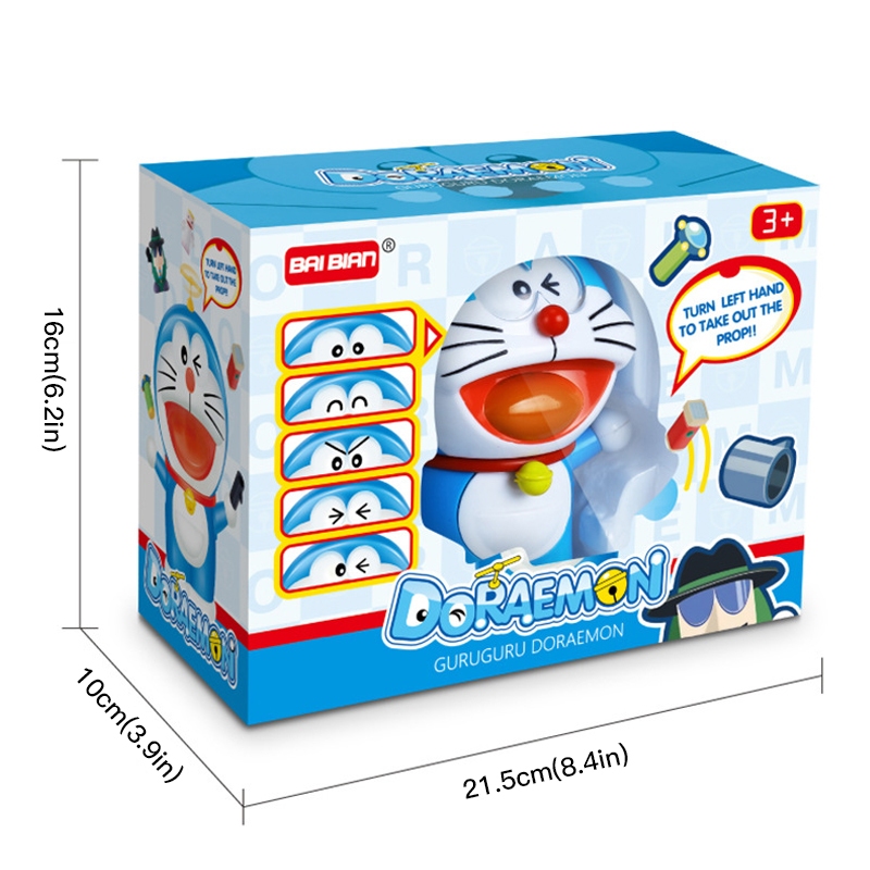 Doraemon change treasure chest Jingle cat toy Blue fat man change face ...
