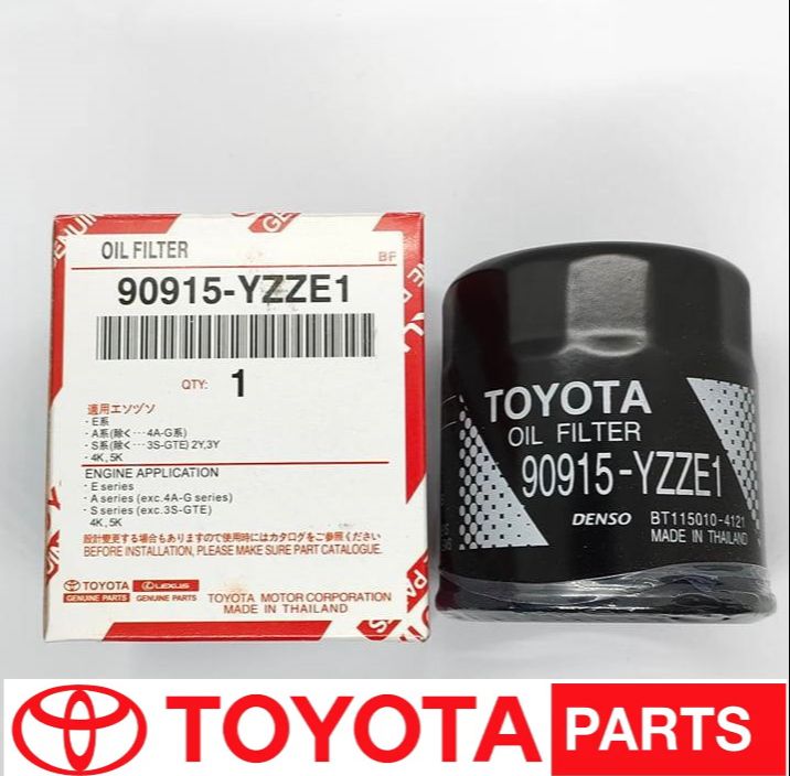 Toyota Genuine Oil Filter 90915 - YZZE1 For Toyota Vios | Wigo | Avanza ...