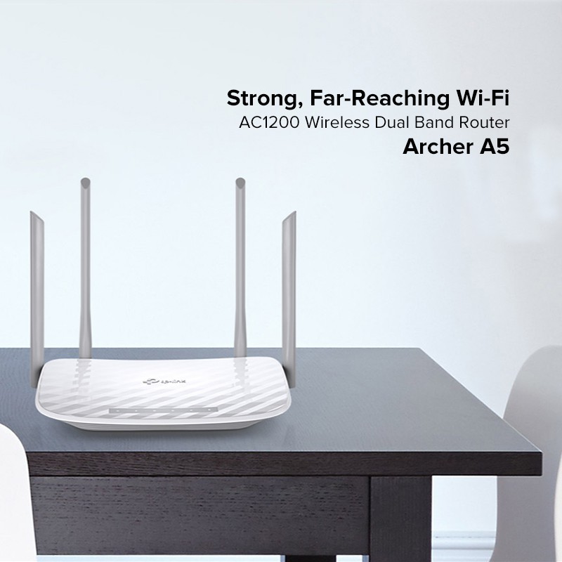 Tp-Link Archer A5 AC1200 Wireless Dual Band Router | 2.4G & 5G Wi-Fi ...