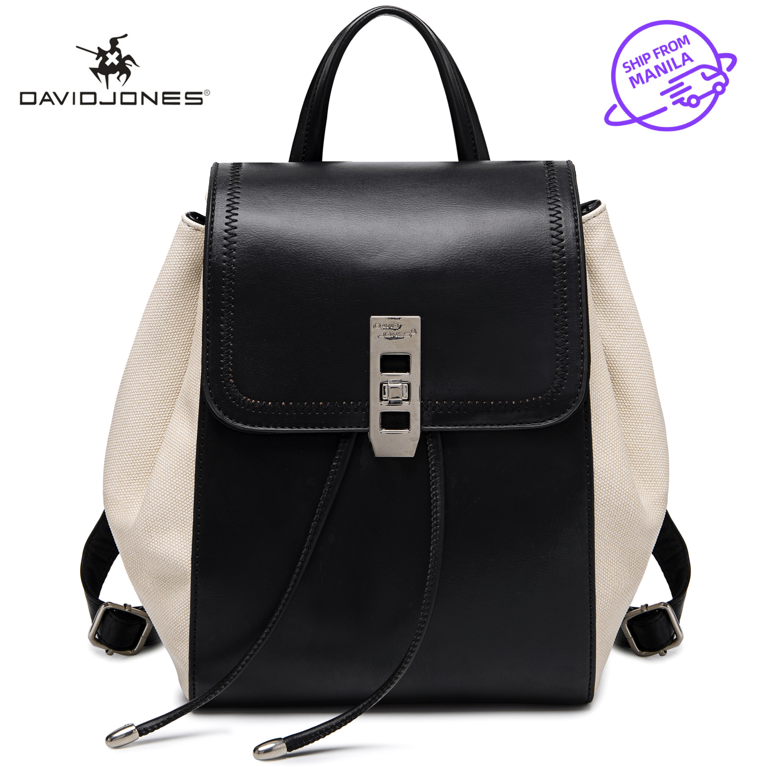 David jones Paris backpack for women travel bag pack bag back pack bag ...