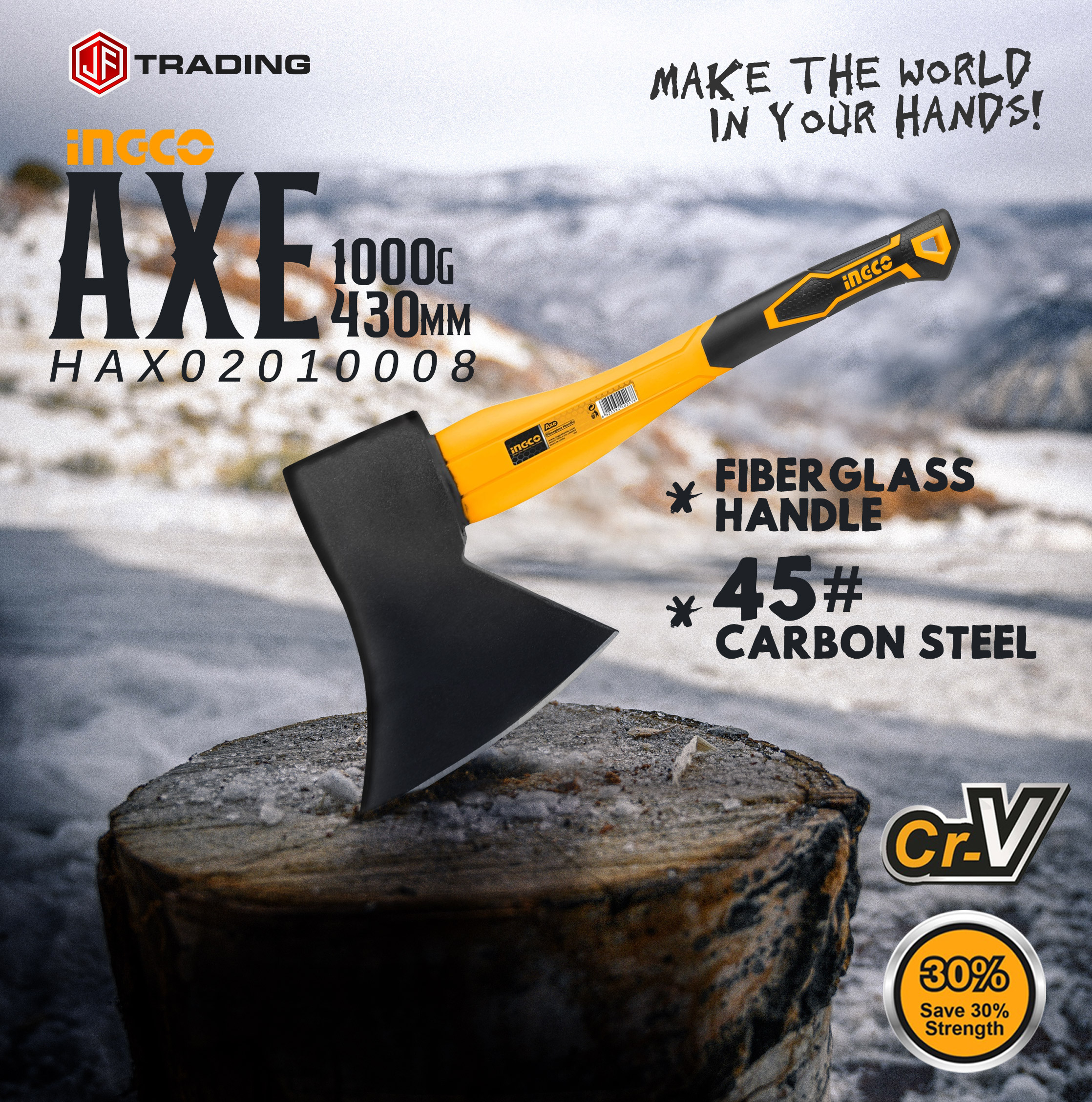 INGCO Axe 1000G HAX02010008♦JF TRADING♦ | Lazada PH