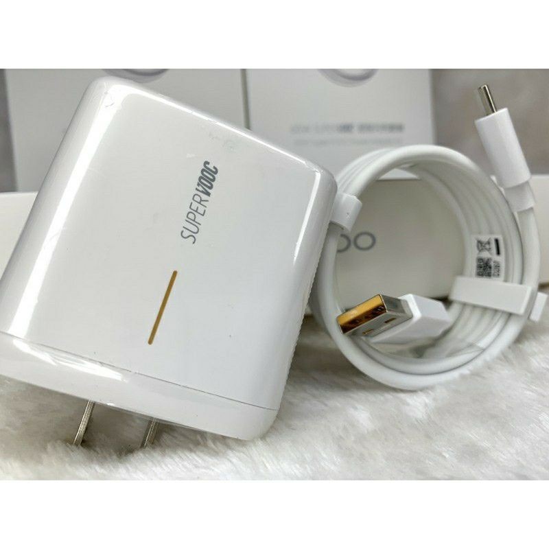 OPPO 65W Super VOOC GaN 2.0 Power Charger W/ Cable Type- C Actual ...