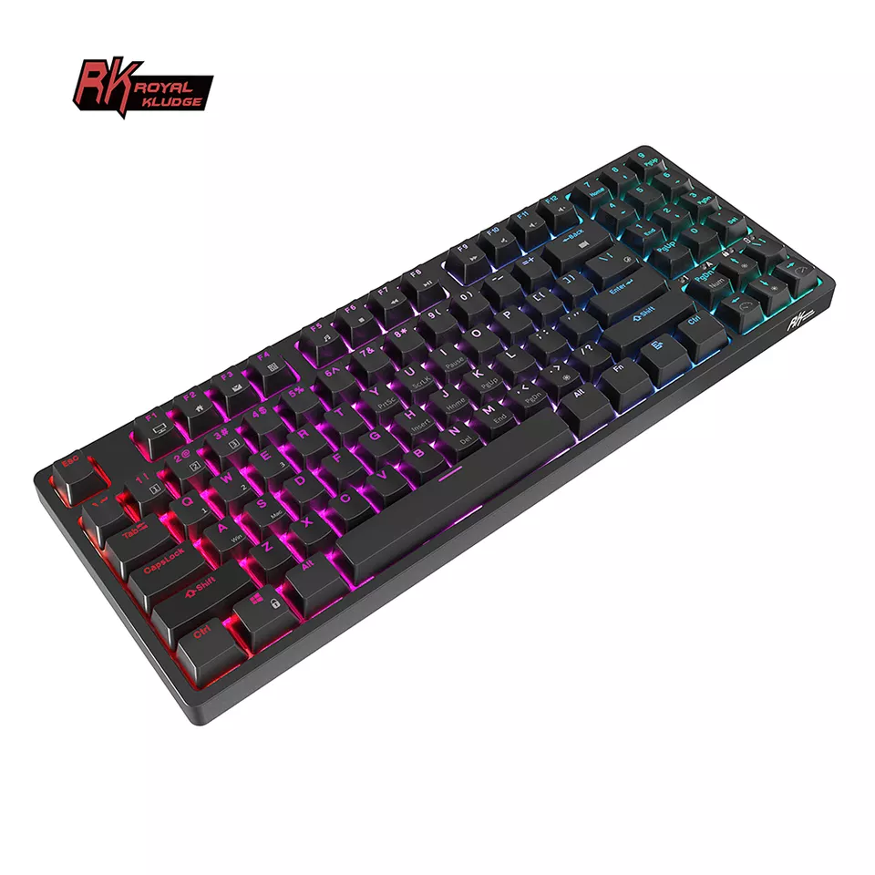 Royal Kludge RK RK92 RGB 92 Keys Tri-Mode BT 5.1, Wired and 2.4Ghz ...