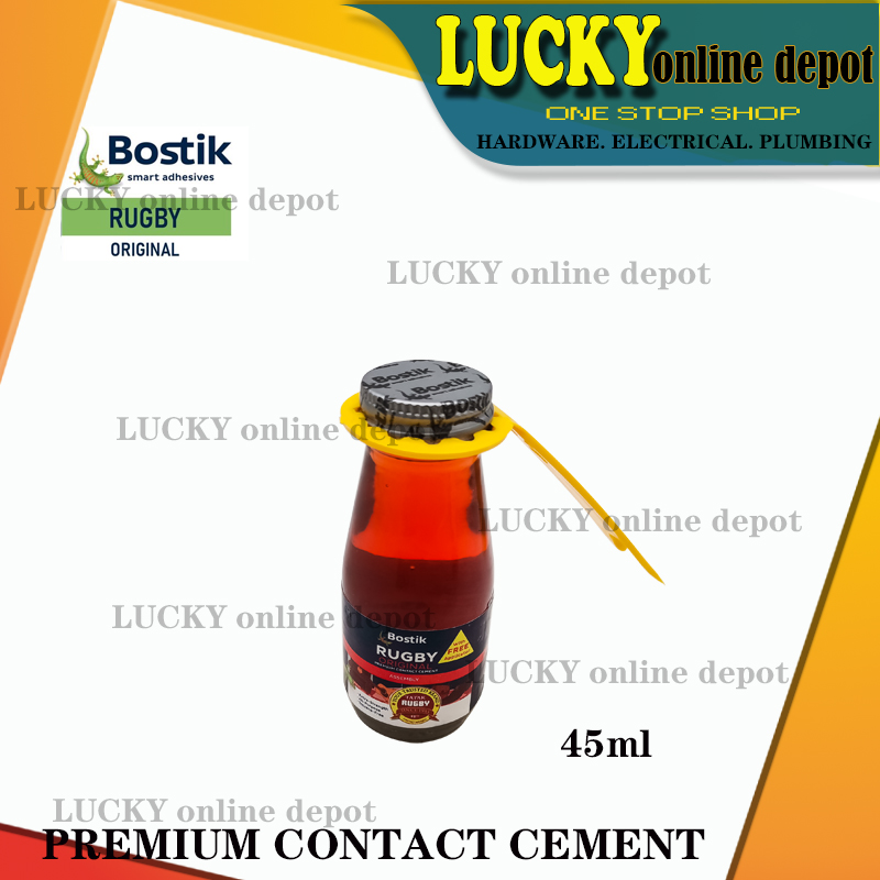 BOSTIK ORIGINAL RUGBY EXCEL / ALL PURPOSE CONTACT CEMENT | Lazada PH