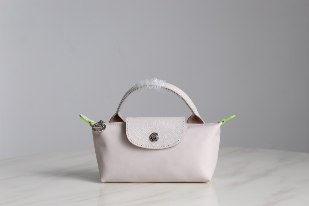 100% Original longchamp Perforated bag store gift Mini Single-handle ...