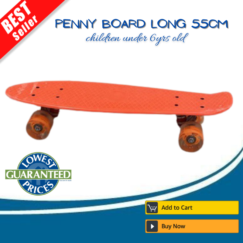 COD Penny Board Long 55cm / 22 Inch Penny Board, The Original Plastic ...