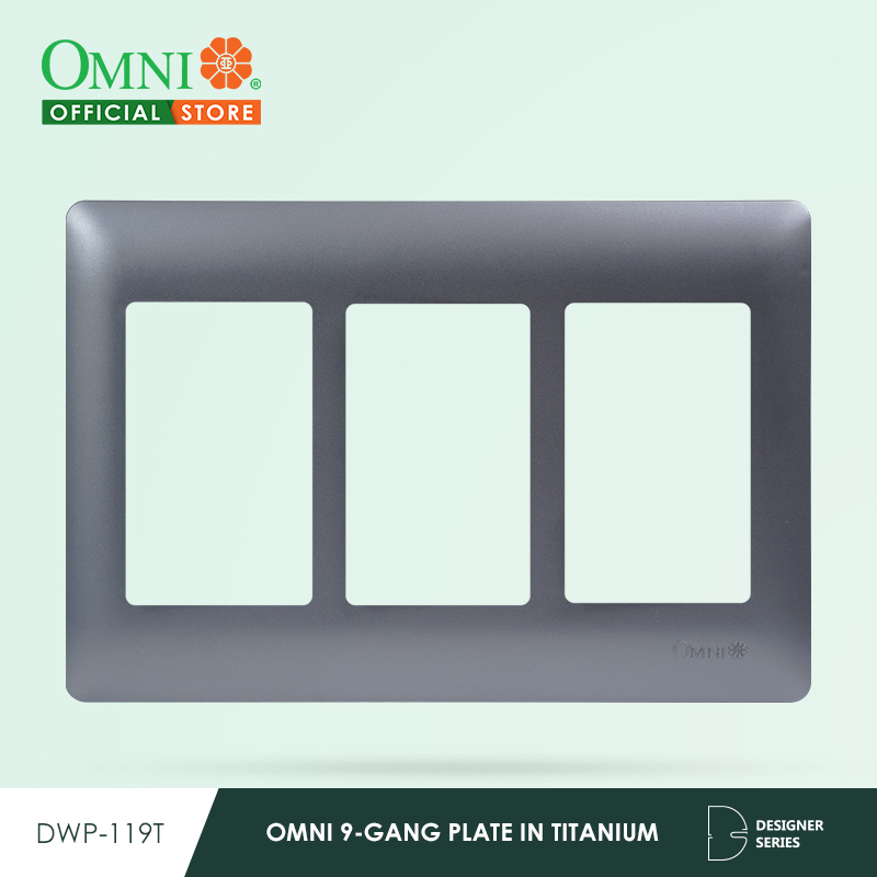 OMNI 9-Gang Plate in Titanium - DWP-119T | Lazada PH