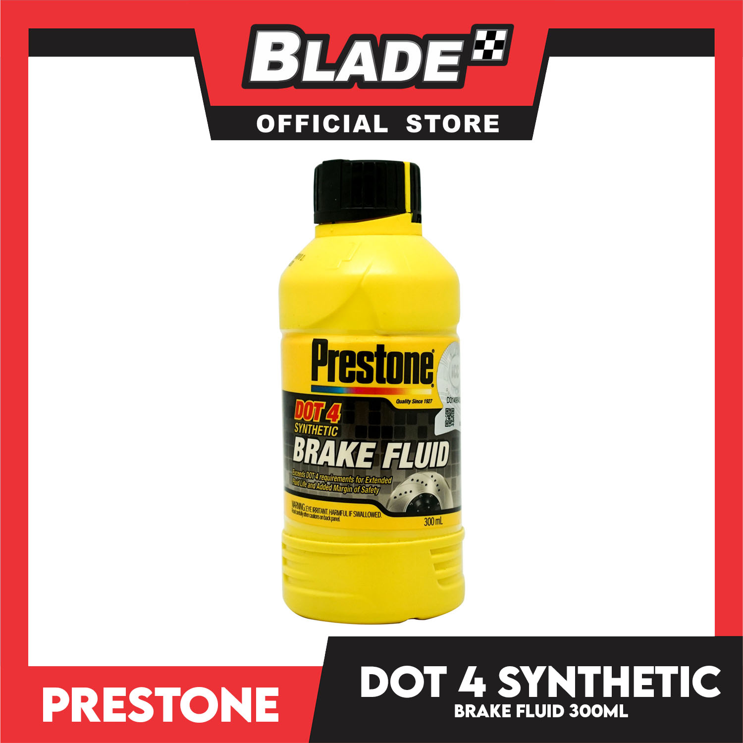 Prestone Dot 4 Synthetic Brake Fluid 300ml for Extended Fluid Life ...