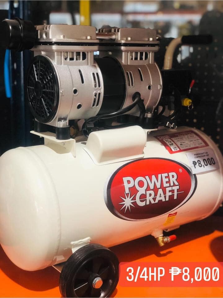 PowerCraft PACO 3430 - Oil Less Air Compressor 3/4HP 30Liters (Copper ...