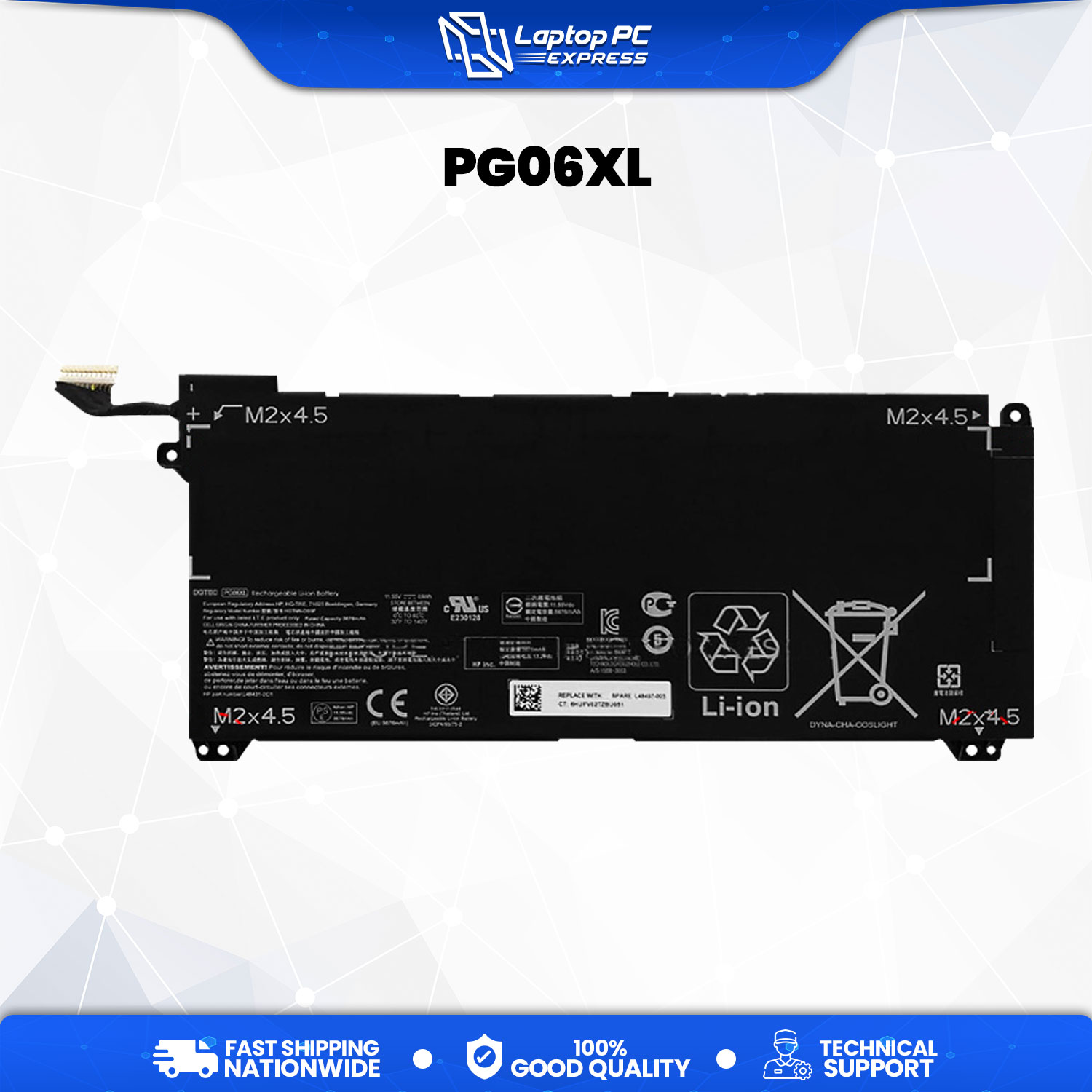 HP Laptop Battery PG06XL Compatible with HP OMEN 15T-DH000 15T-DH100 15 ...