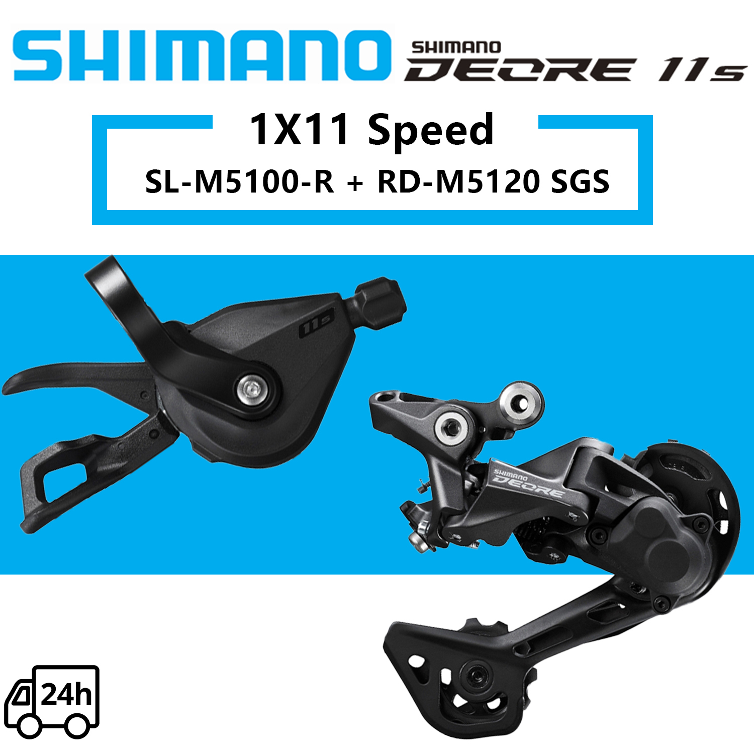 Shimano Deore M4100 M4120 M5100 M5120 M6100 1X10 1X11 12 Speed Groupset ...