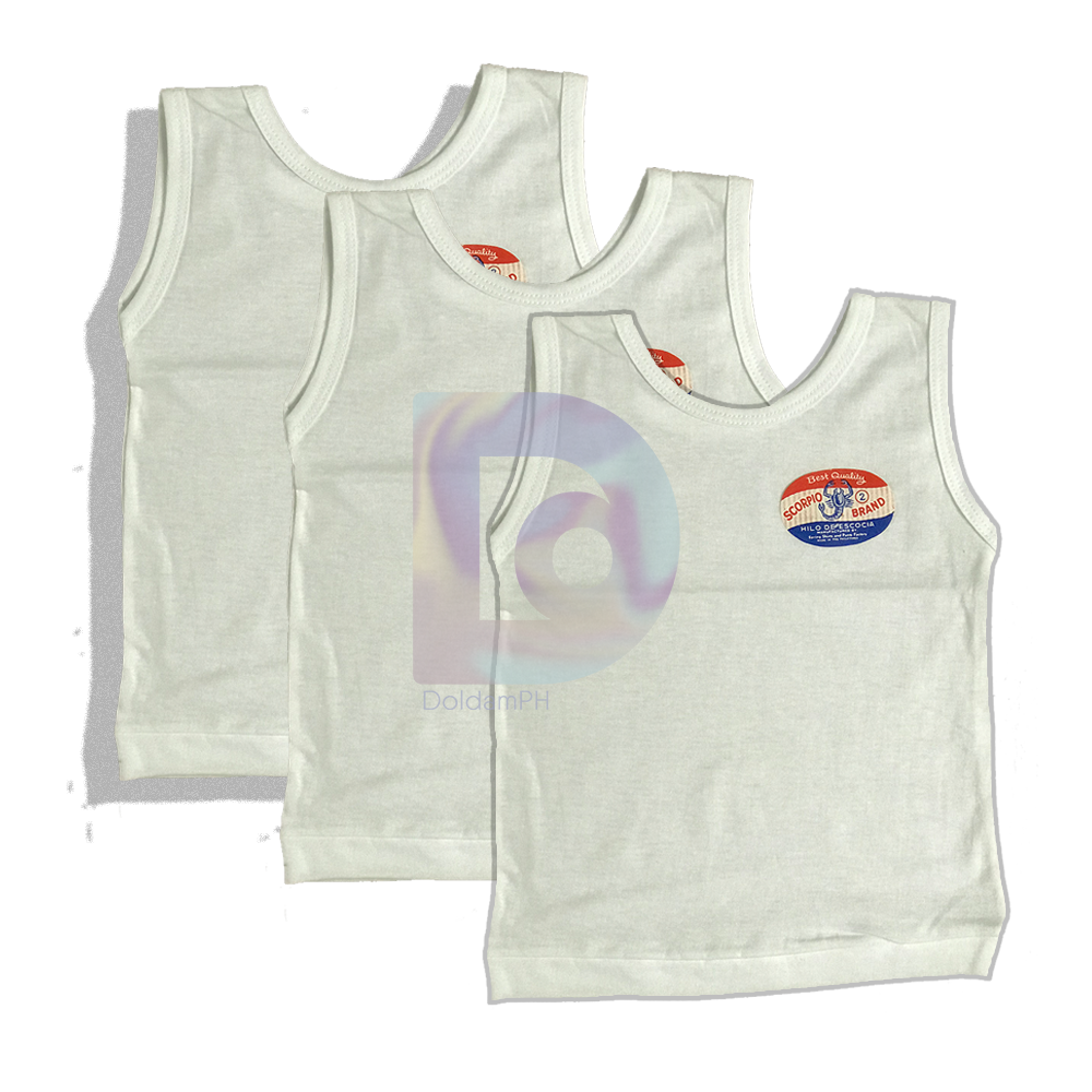 SCORPIO KIDS SABRINA SANDO 100% PURE COTTON DE-HILO (set of 6) | Lazada PH