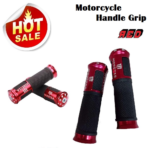HONDA Click 150i /Handle Grip MONSTER Handle Grips color red ...