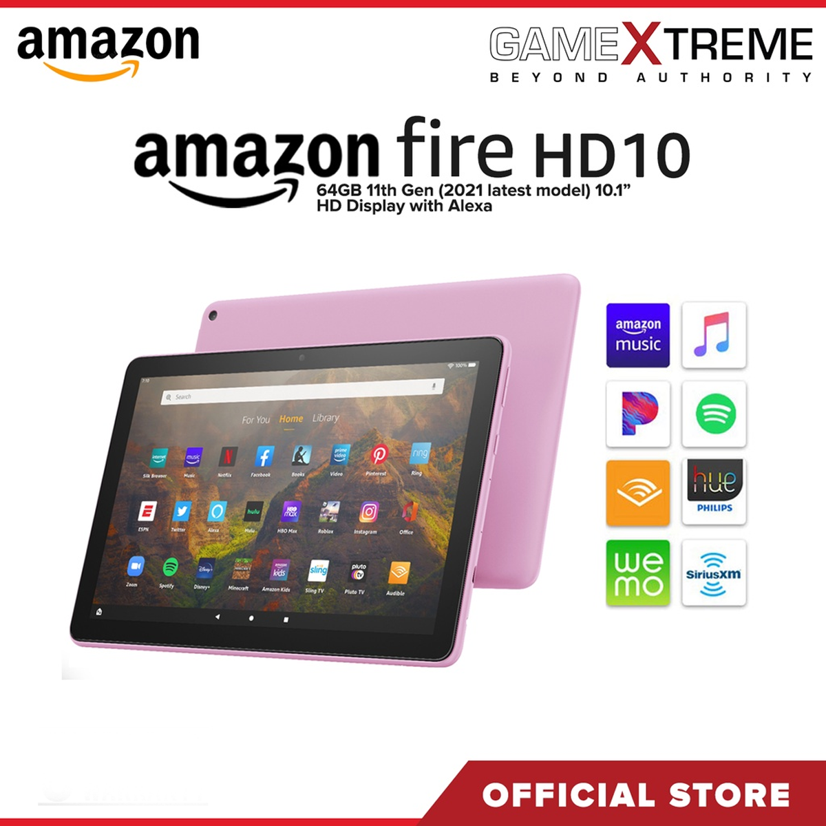 Amazon Fire HD10 Tablet 32GB/64GB 11th Gen (2021 latest model) 10.1”HD ...