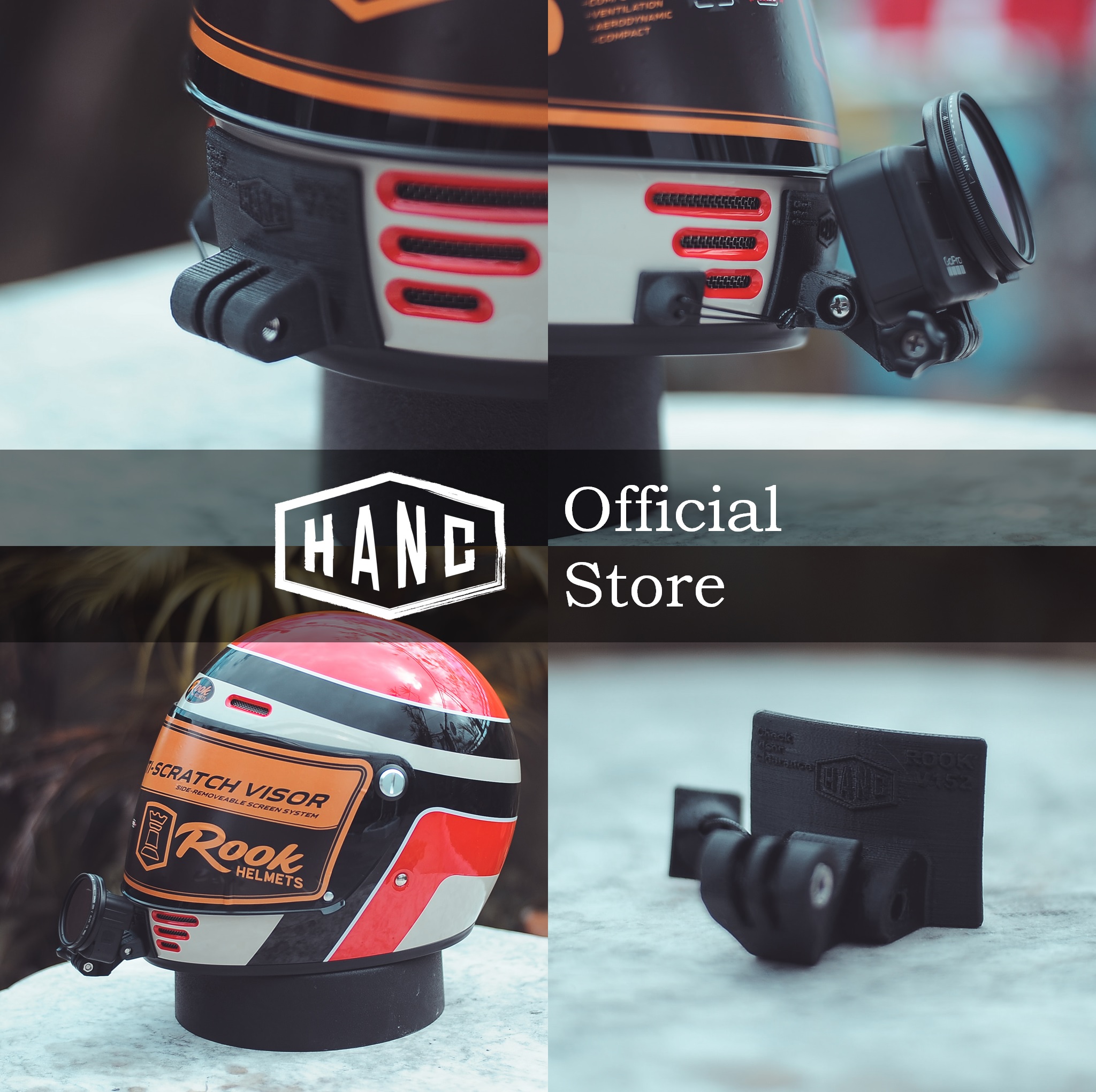 Rook V152 Helmet Chinmount by HANC | Lazada PH