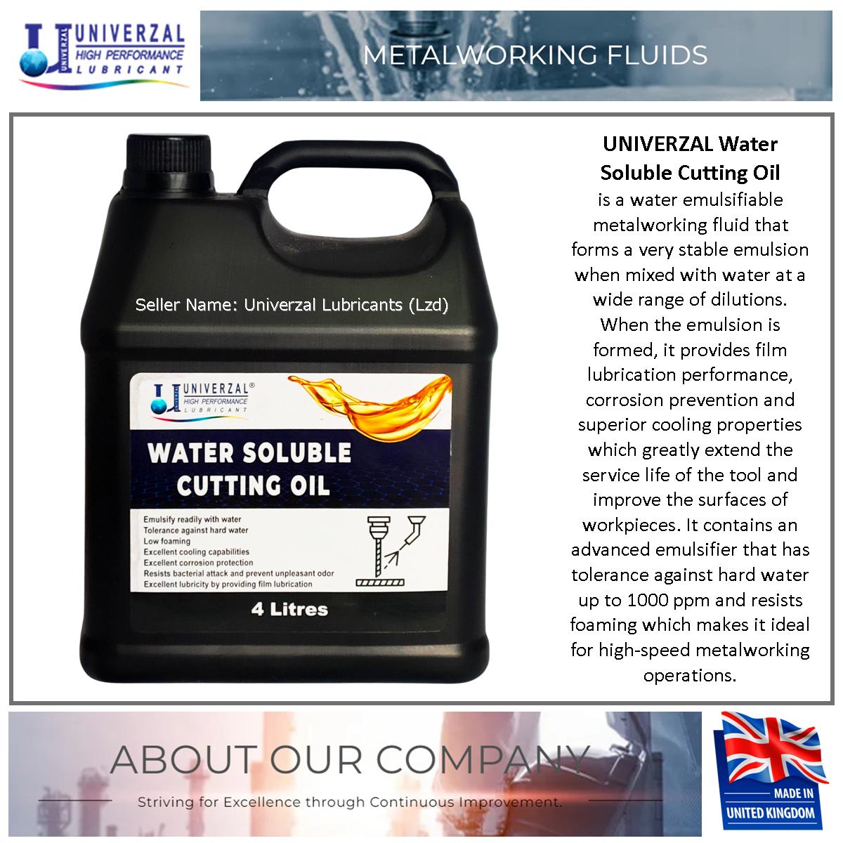 Cutting Oil Water Soluble Cutting Oil (GALLON) Water Soluble Cutting ...