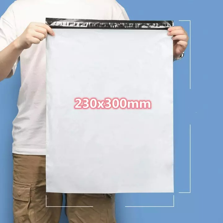 100 PCS (200 x 300) opp Plastic Courier Parcel Bag packaging parcel ...