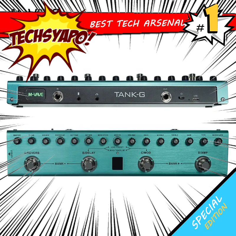 MVAVE TANK G V2 MUTI EFFECTS GUITAR PEDAL | Lazada PH