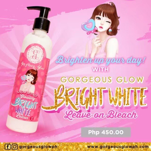 Gorgeous Glow Bright White Leave On Bleach LOTION | Lazada PH