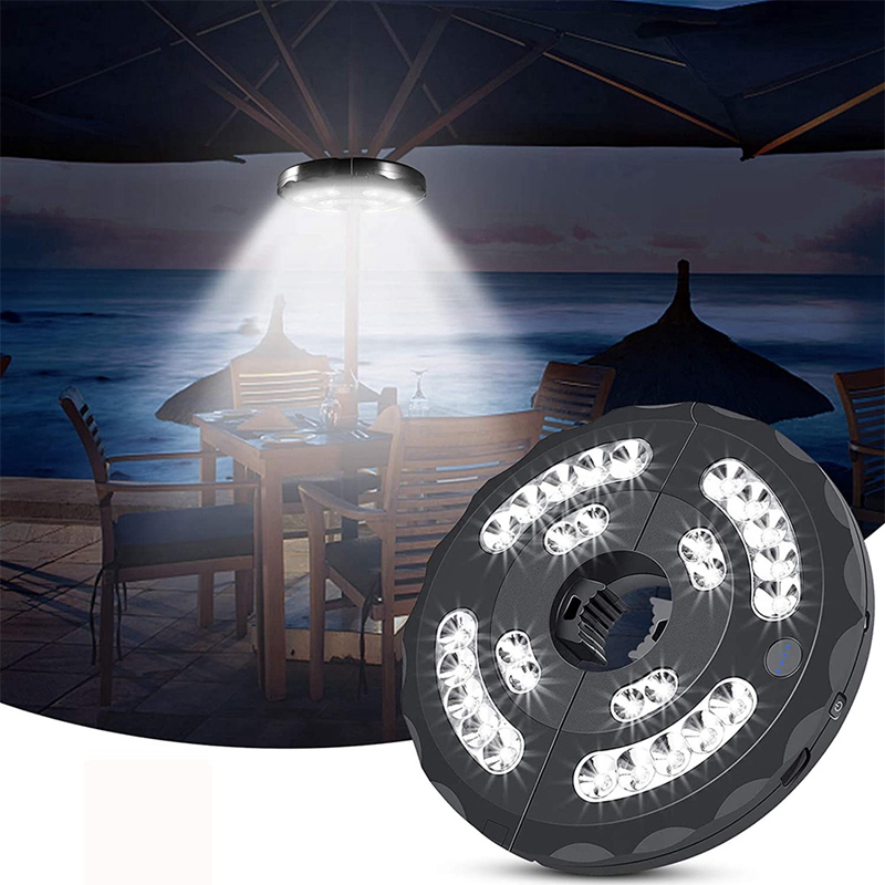 Patio Umbrella Lights,28 LED Umbrella Lights,Cordless Parasol LED Light ...