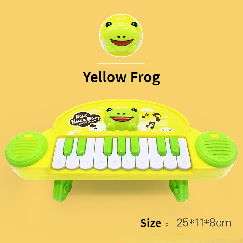Cute Cartoon Animal Piano Toy for Toddlers with Handles Sounding Music ...