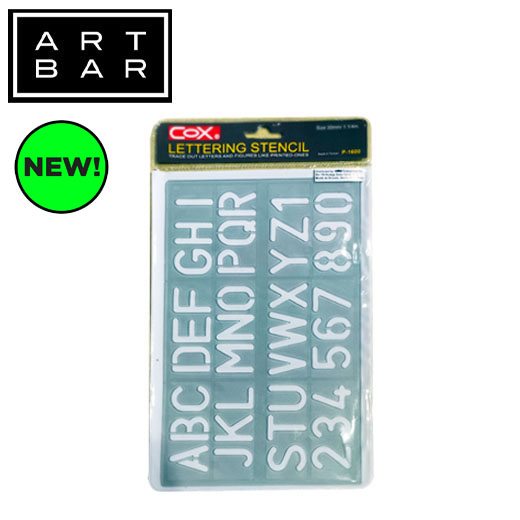 Cox Lettering Guide P1600 1 1/4 - Art Bar PH | Lazada PH
