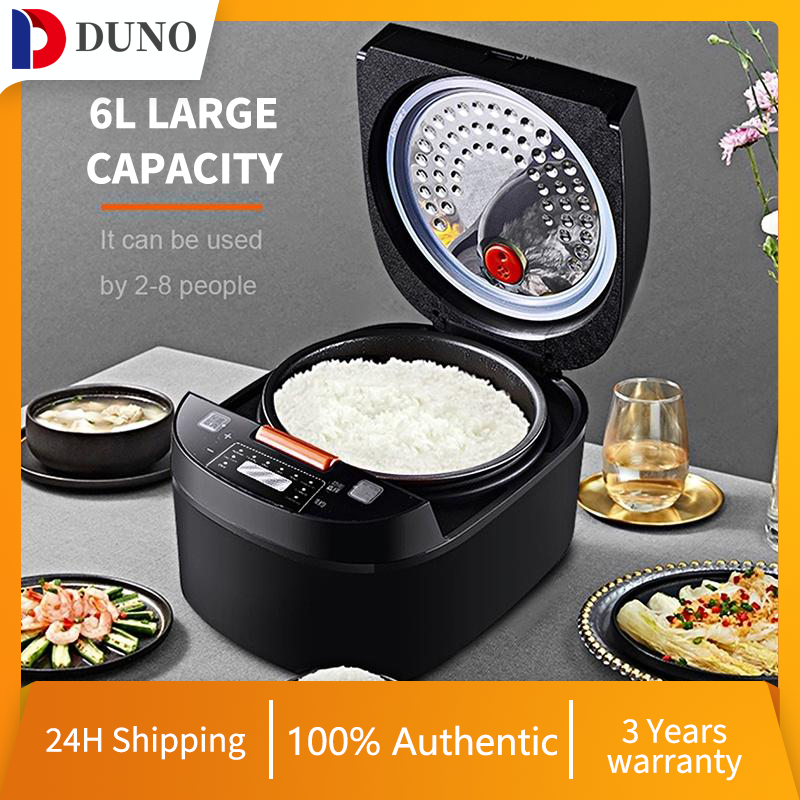 DUNO Electric Rice Cooker 6L Large Capacity Multifuncional Home ...