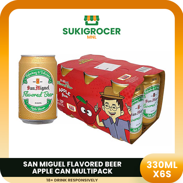 San Miguel Flavored Beer Apple Can Multipacks 330ML x 6s | Lazada PH
