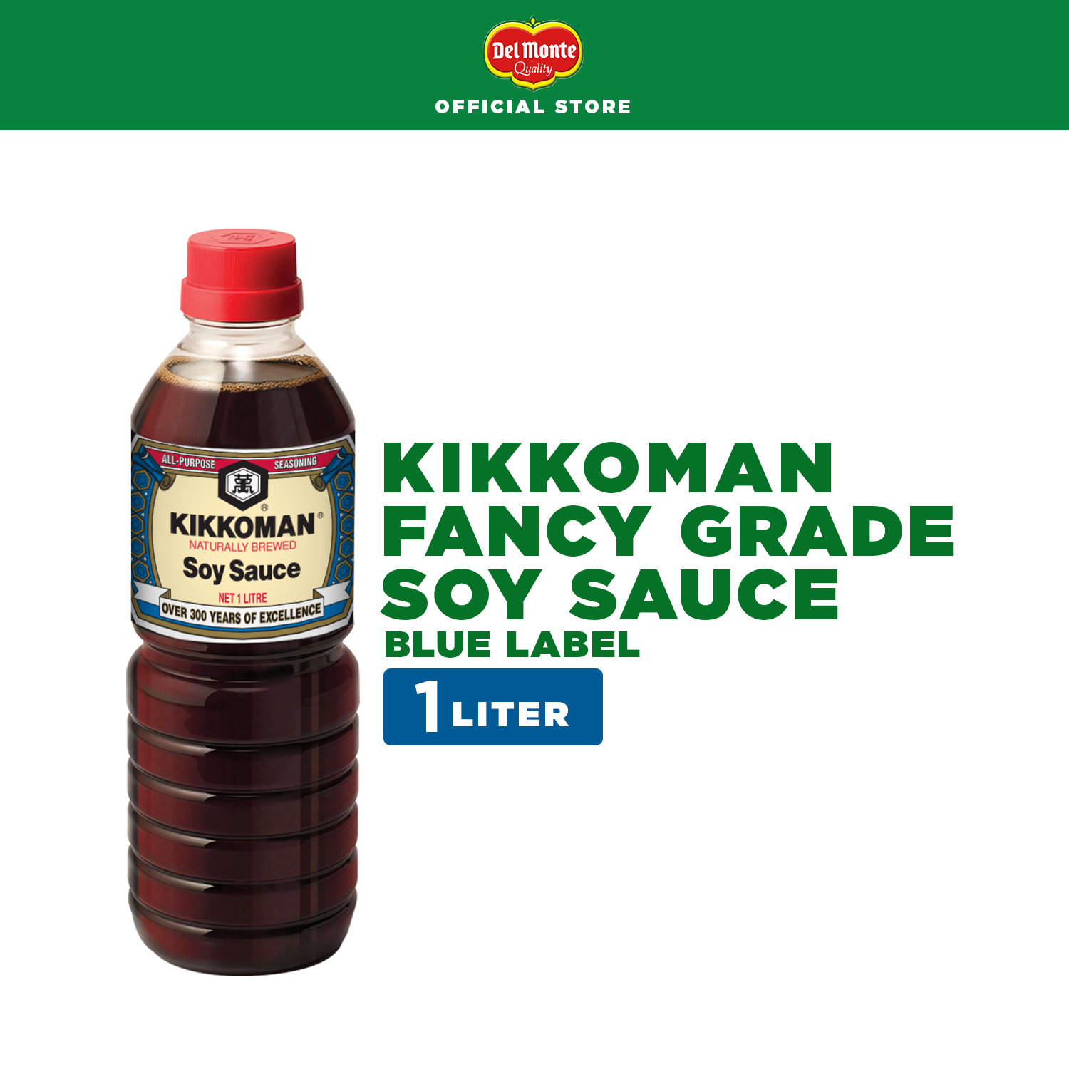KIKKOMAN Fancy Grade Soy Sauce Blue Label Naturally Brewed - 1L | Lazada PH
