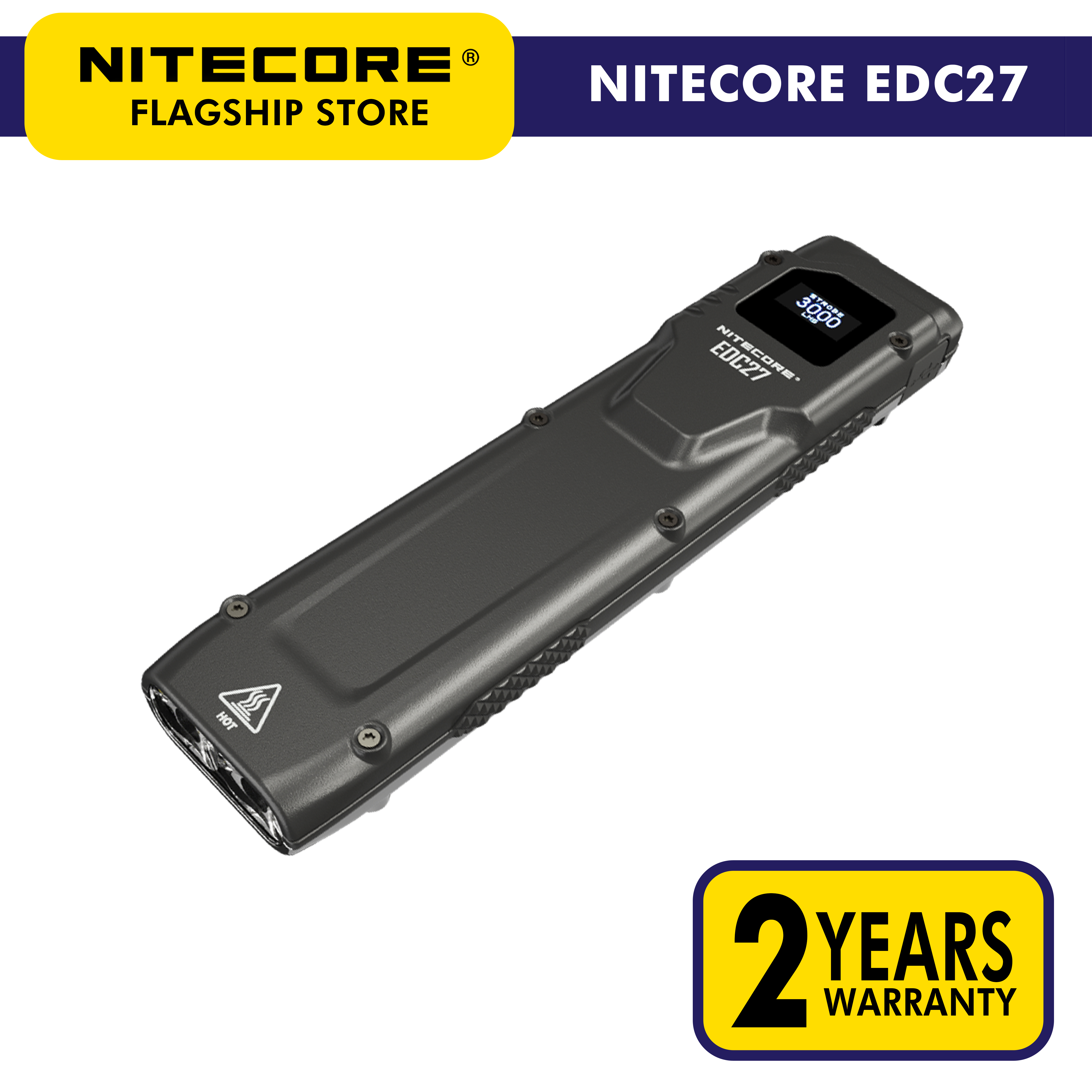 Nitecore EDC27 3000 Lumens Ultra Slim High Performance EDC Flashlight | Lazada PH