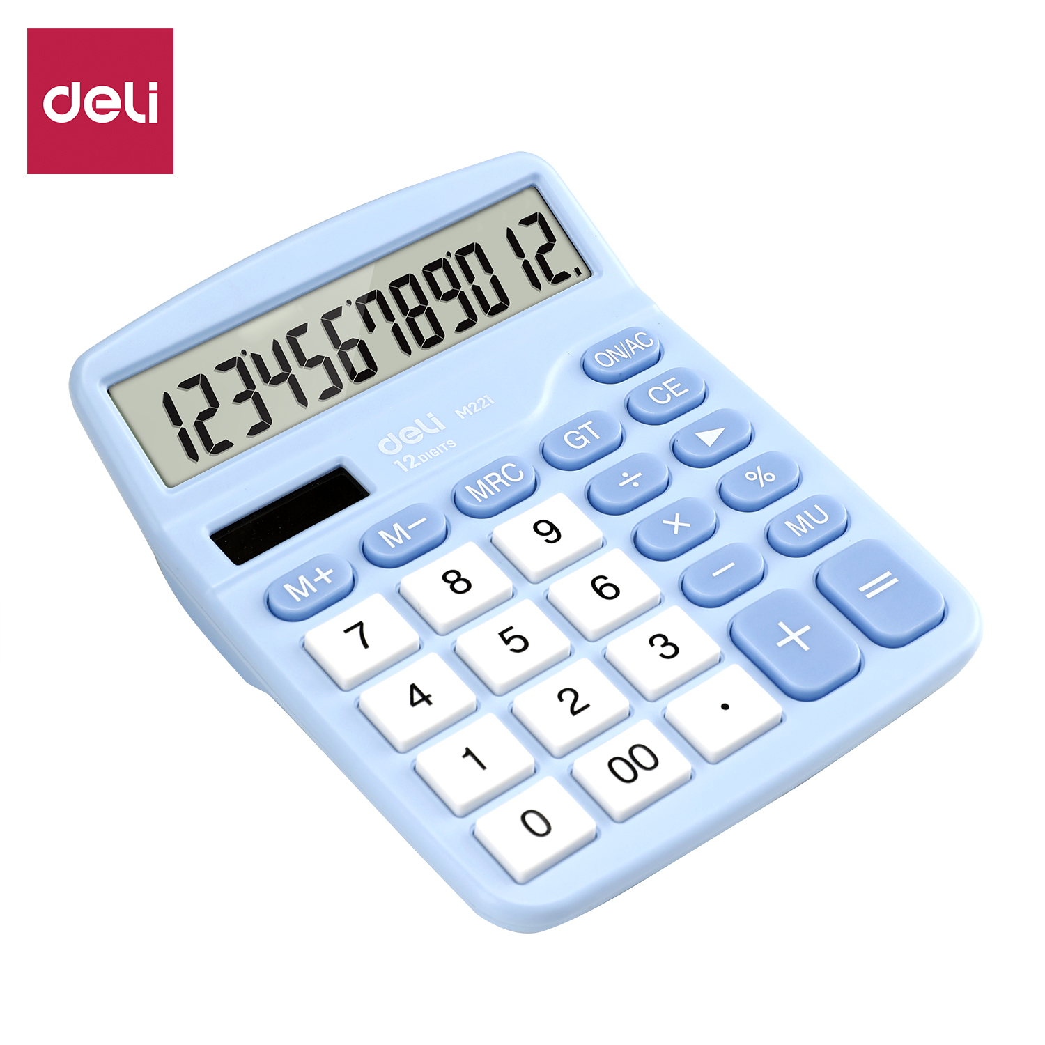 Deli Desktop Calculator Basic Electronic Calculator Office Desk ...
