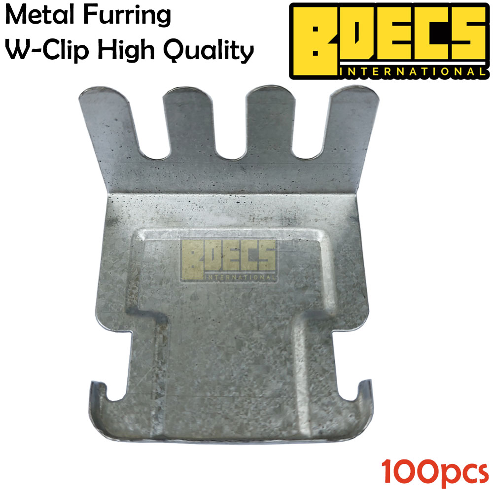 Metal Furring W Clip High Quality (100pcs) For Metal Furring I Bdecs ...