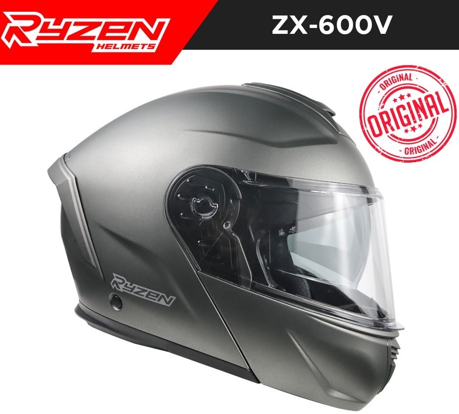 RYZEN HELMET ZX600V MODULAR DUAL VISOR MONO COLORS | Lazada PH