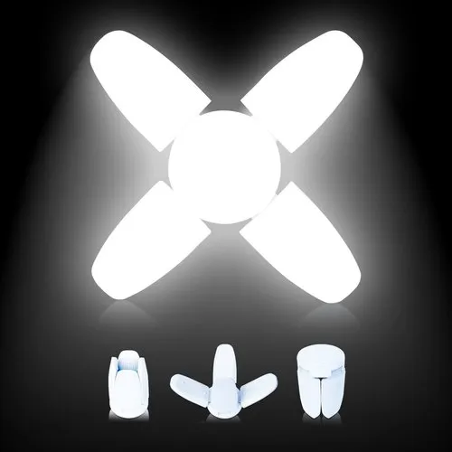 Leaf LED Foldable Fan Blade Bulb 28W / 45W Indoor light Garage ...