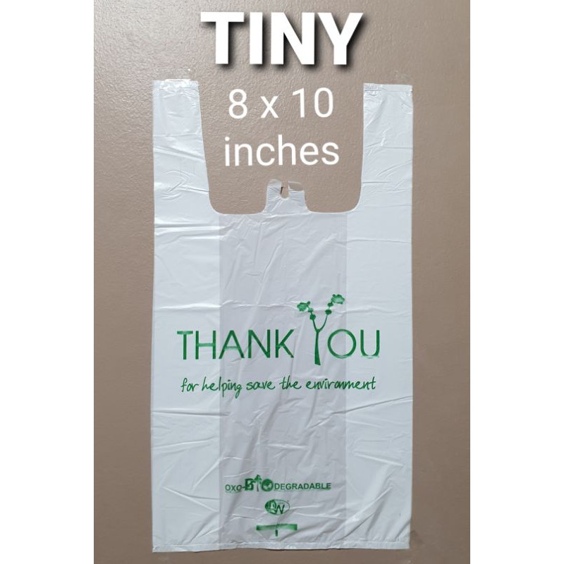 preferential BIODEGRABLE 100pcs Thank you Plastic Bag Thank you Sando ...