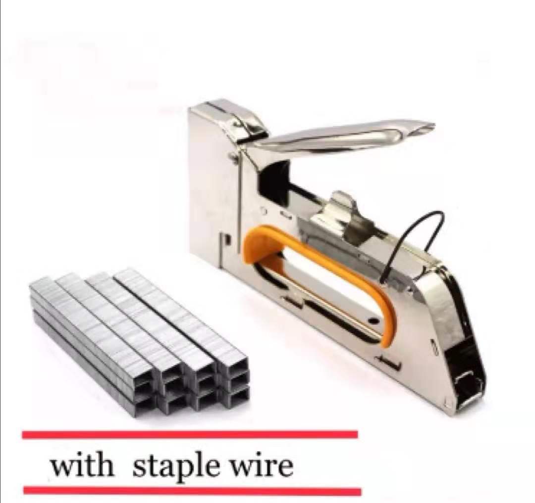 4-6-8mm Handy Heavy Duty Paper Furniture Staple Gun Tacker Stapler with ...