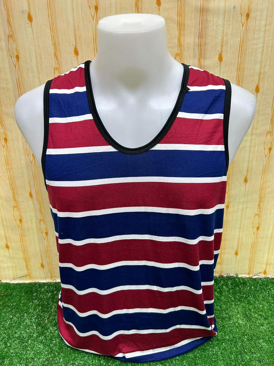 STRIPE SANDO for MEN PREMIUM QUALITY COTTON SPANDEX CAN FIT SMALL UP TO ...