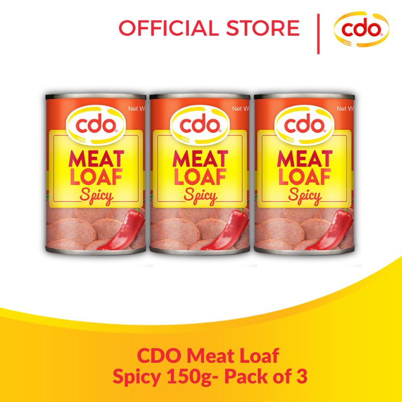 CDO Meat Loaf Spicy 150g - Pack of 3 | Lazada PH