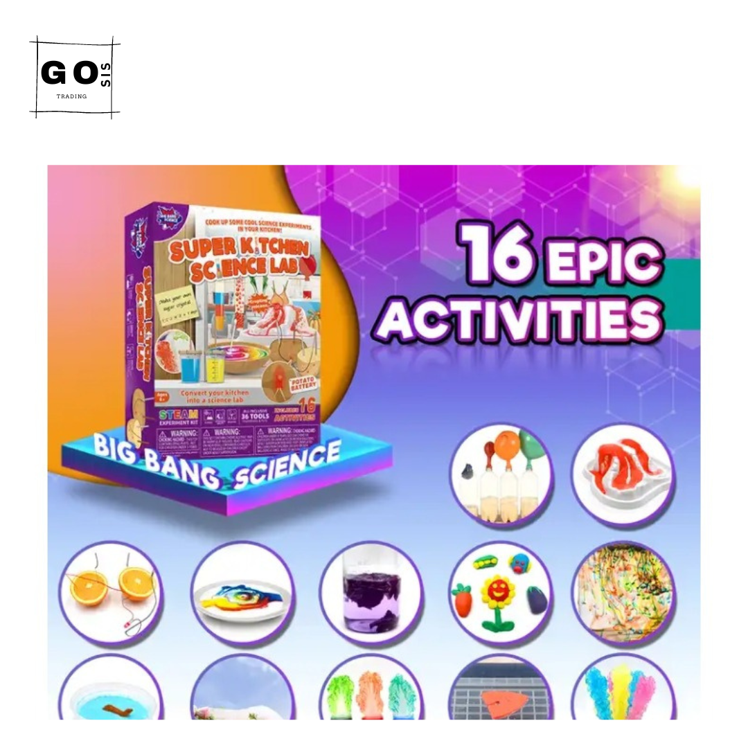 Super Kitchen Science Lab (includes 16 activities) | Lazada PH