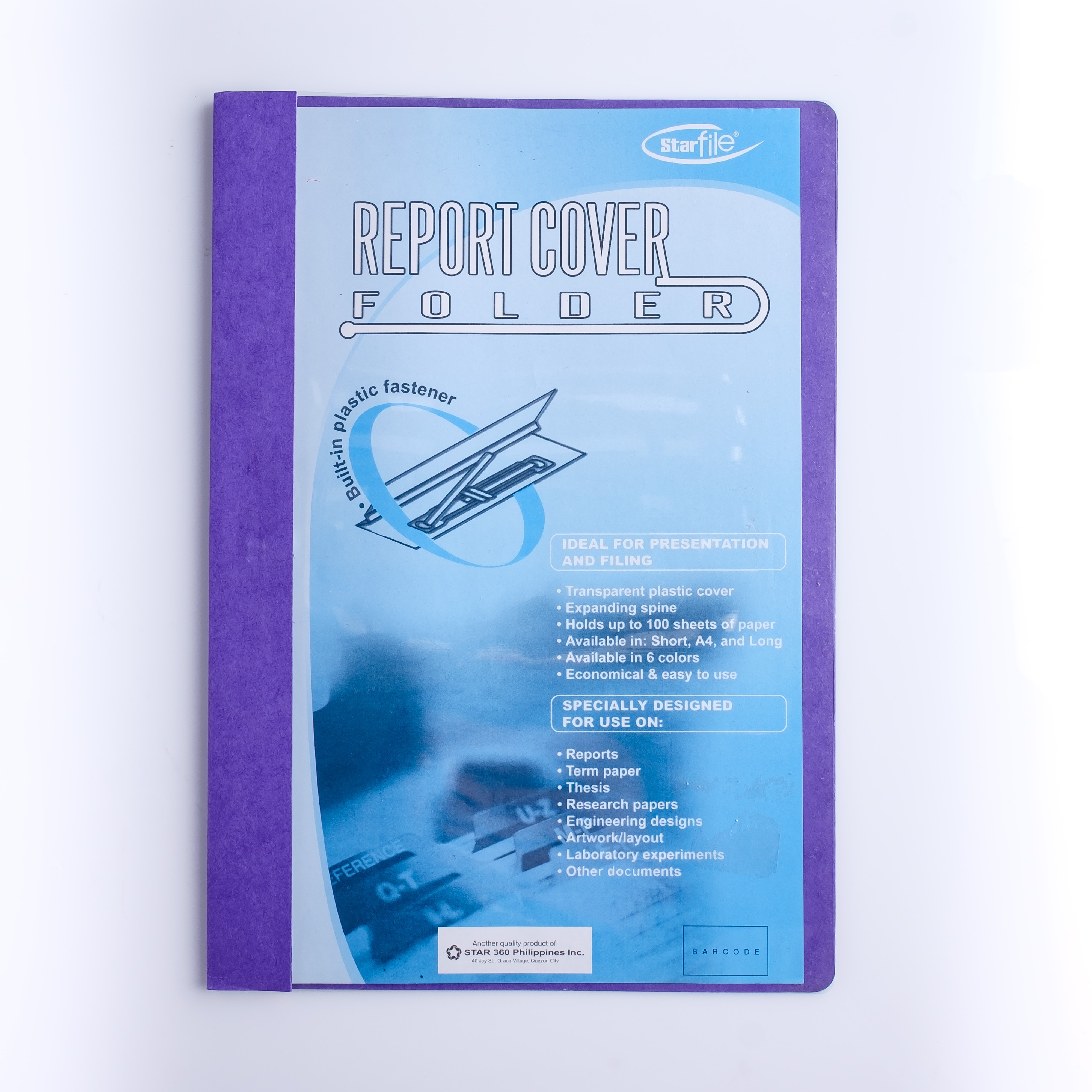 Starfile Report Cover Clear Short size Folder - 15 pieces/pack | Lazada PH