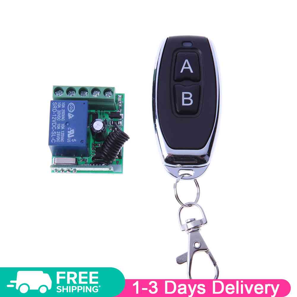 [Fast Delivery] ♬ Wireless Remote Control DC12V 1 Channel Relay Remote ...