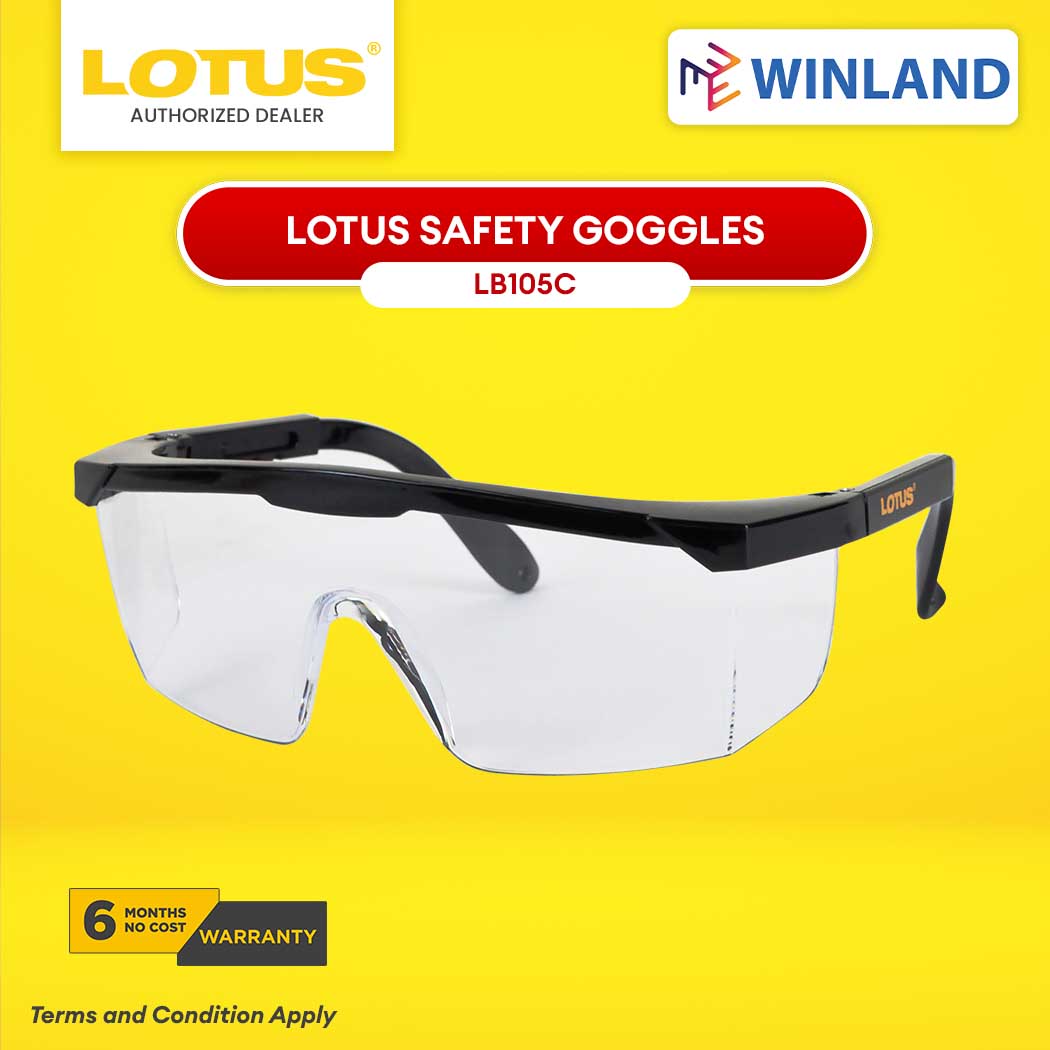 LOTUS by Winland Safety Goggles Eye Protector Shield LB105C *Winland* | Lazada PH