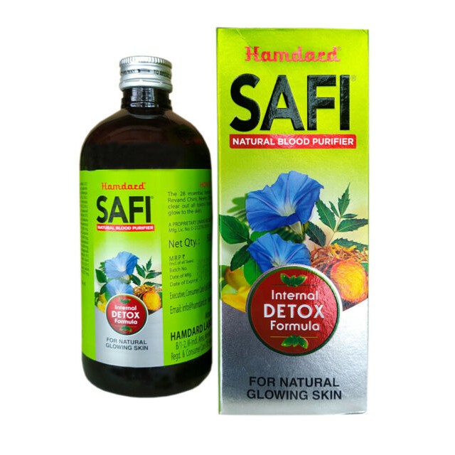 Hamdard SAFI detox liquid 100ml natural blood purifier neem senna ...
