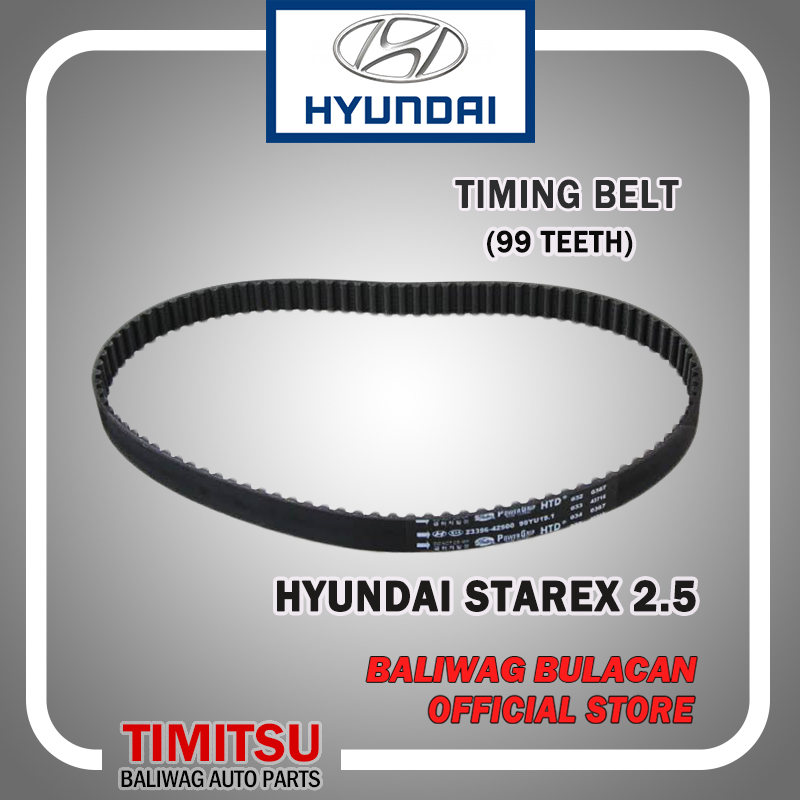 TIMING BELT (99 TEETH) H1 STAREX 2.5 4D56 2007-2015 PART NO. 23356 ...