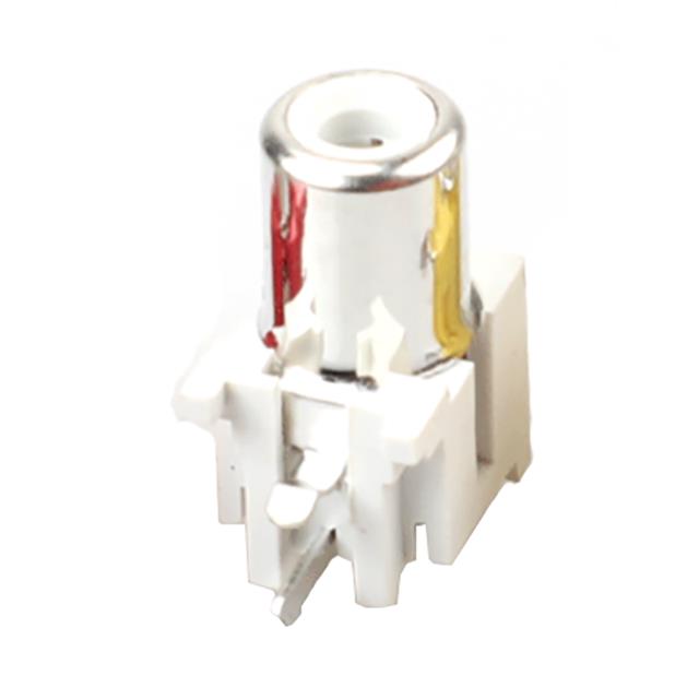 RCA female stereo audio jack AV audio input socket lotus connector 3 ...