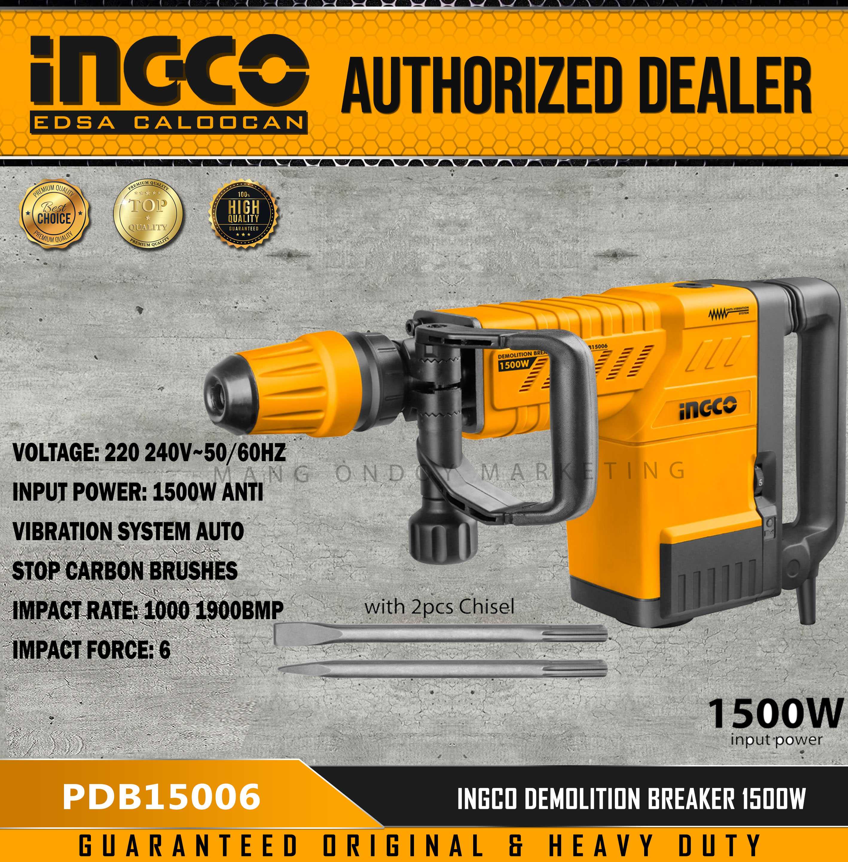 INGCO DEMOLITION BREAKER 1500W"(PDB15006) | Lazada PH