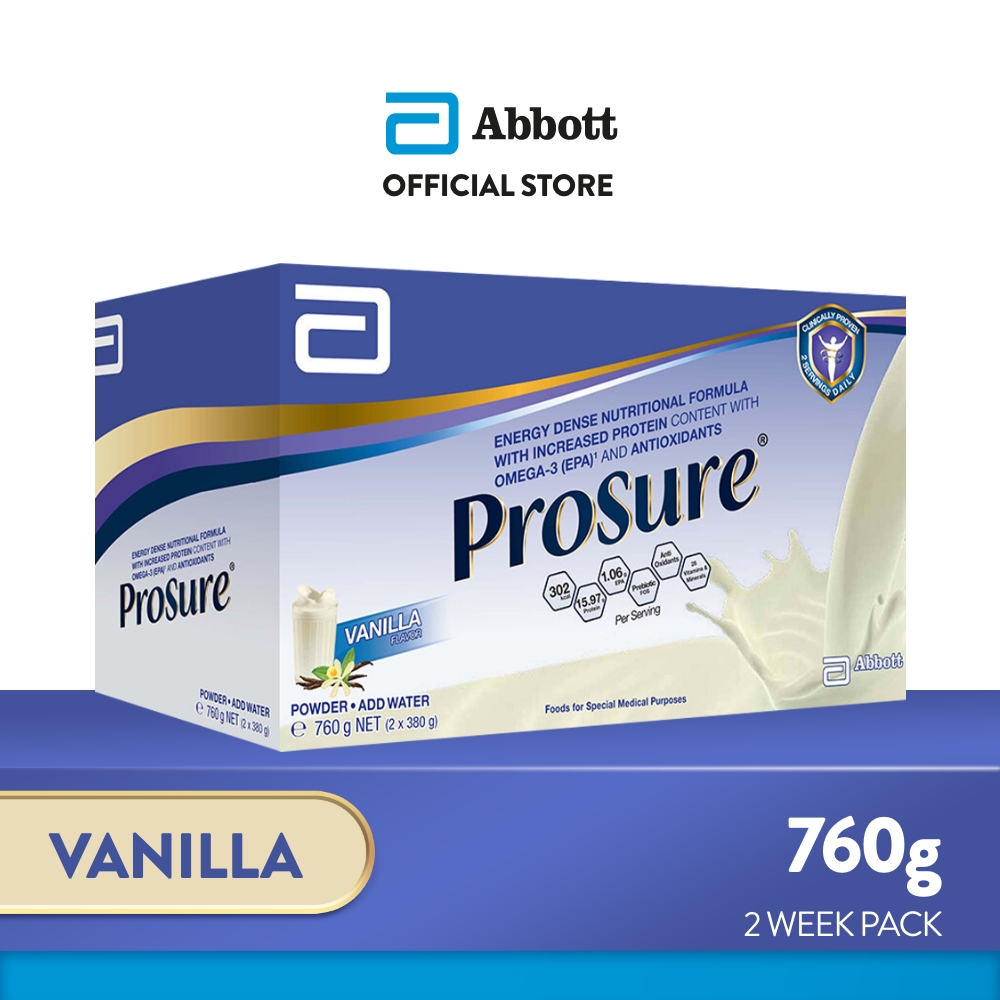 Prosure Energy Dense Nutritional Formula- Vanilla 760g | Lazada PH