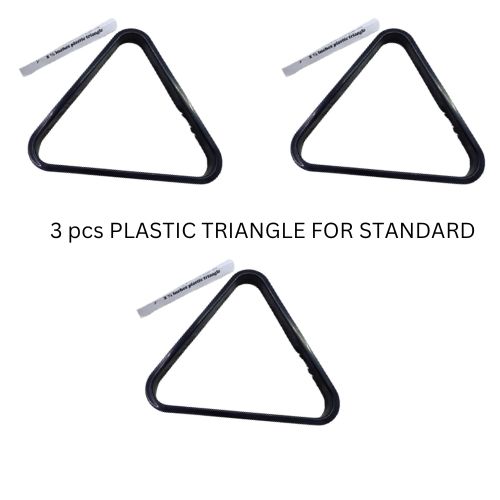 3PCS. PLASTIC TRIANGLE RACK FOR STANDARD SIZE BILLIARD BALL / TRIANGLE ...